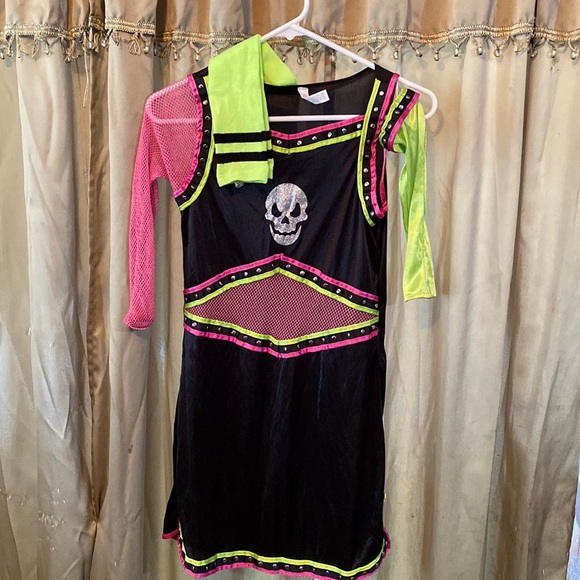 costume USA | Costumes | Child 416 Girls Punk Rock Band Costume 3 Pc ...